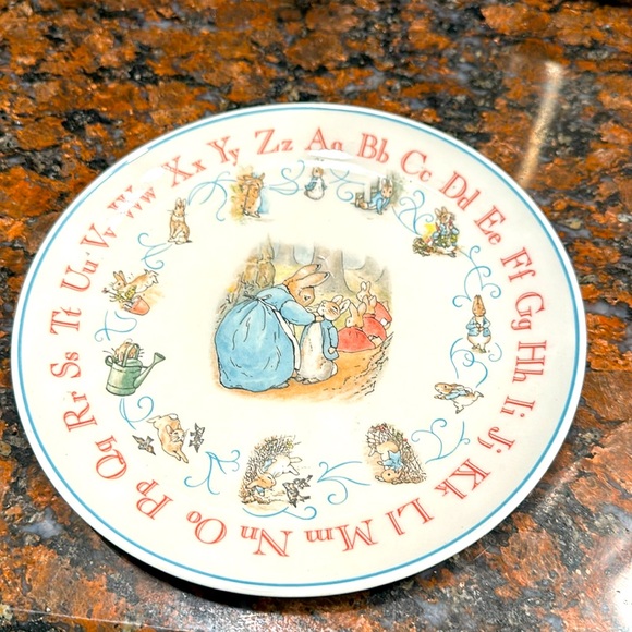 Wedgwood | Other | Peter Rabbit Plate Wedgewood Made In England ...